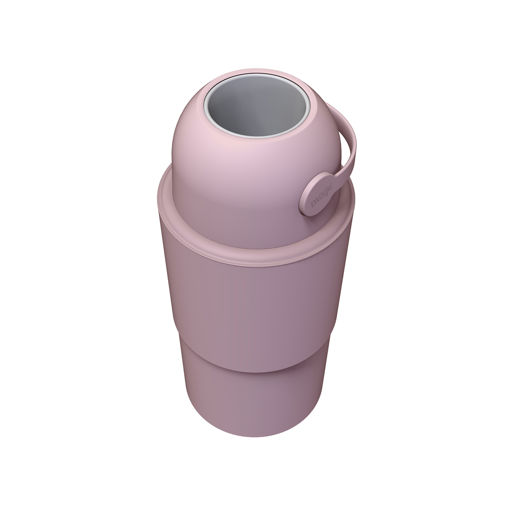 Heka L - Telescopic Nappy Bin - Blush Pink – Magic